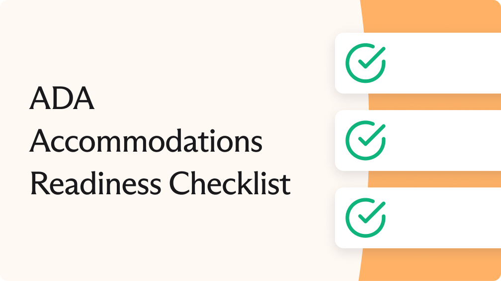 ADA Accommodations Readiness Checklist | Disclo Resource